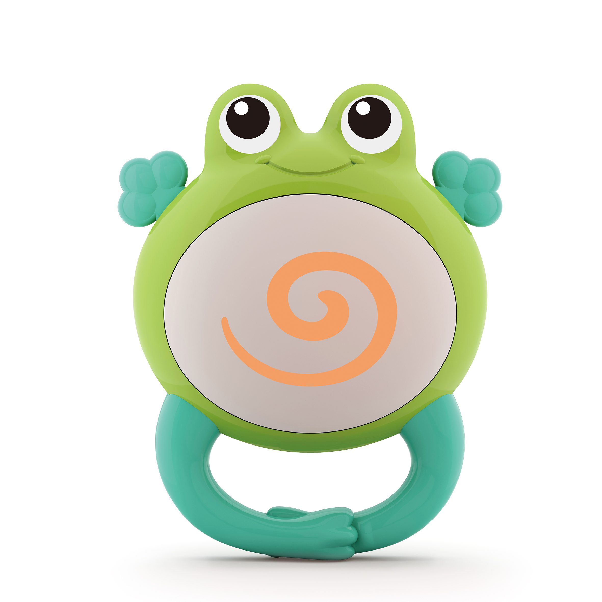 Baby Rattle Toy Mini rattle with Music/Light /Frog Rattle/ 3134 - Kiddokit
